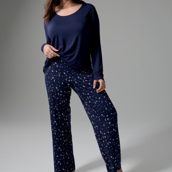 Soma | Intimates & Sleepwear | Nwt Soma Cool Nights Long Sleeve Pj Set ...